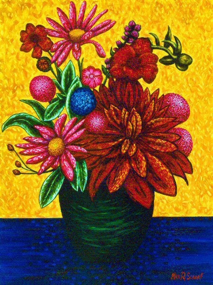 Max R. Scharf | Green Vase (2004) | MutualArt