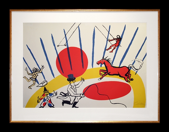 Alexander Calder Circus Painting