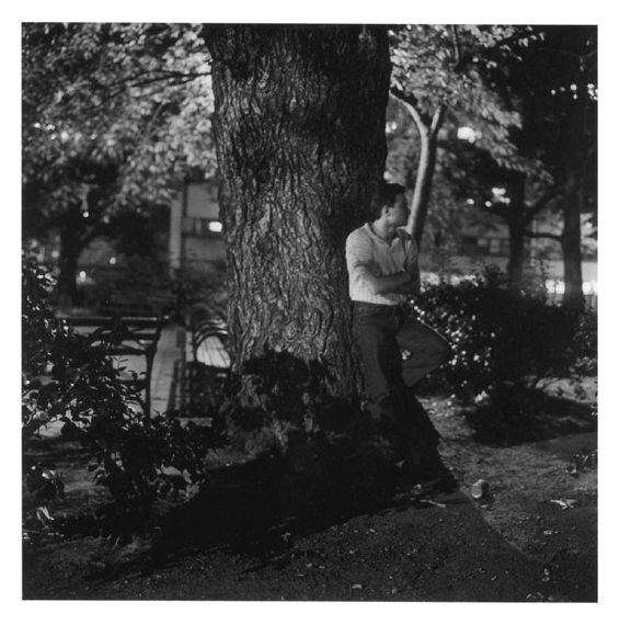 Peter Hujar | Man Leaning Against Tree (1981) | MutualArt