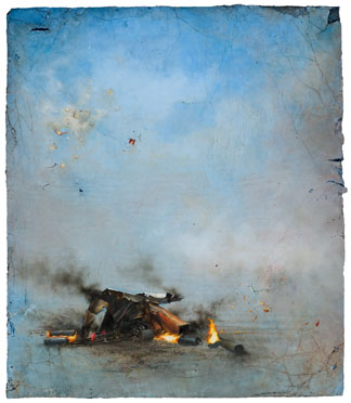 Elaine Spatz-Rabinowitz | Burning Heap Blue Sky (2007) | MutualArt