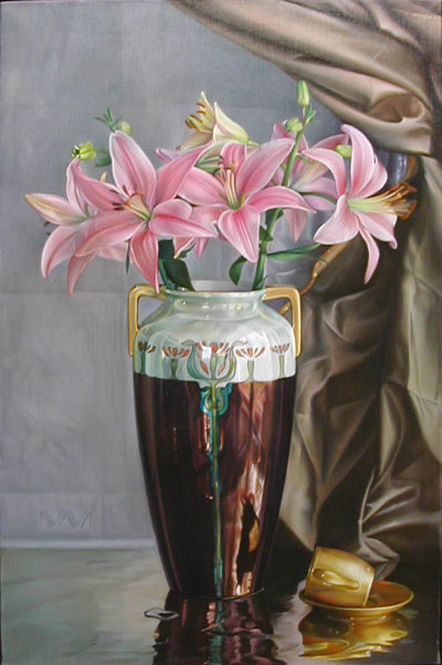 Patricia Whitty | Lilies in Luster Vase (2005) | MutualArt