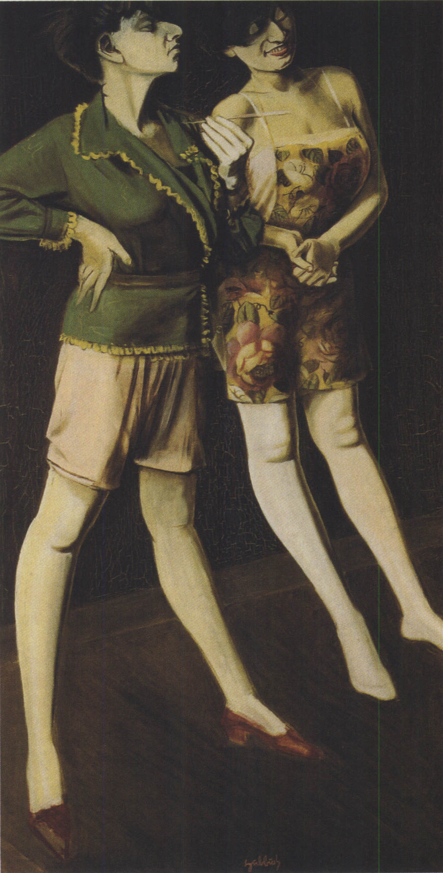 Karl Hubbuch | Hilde Twice (1923) | MutualArt