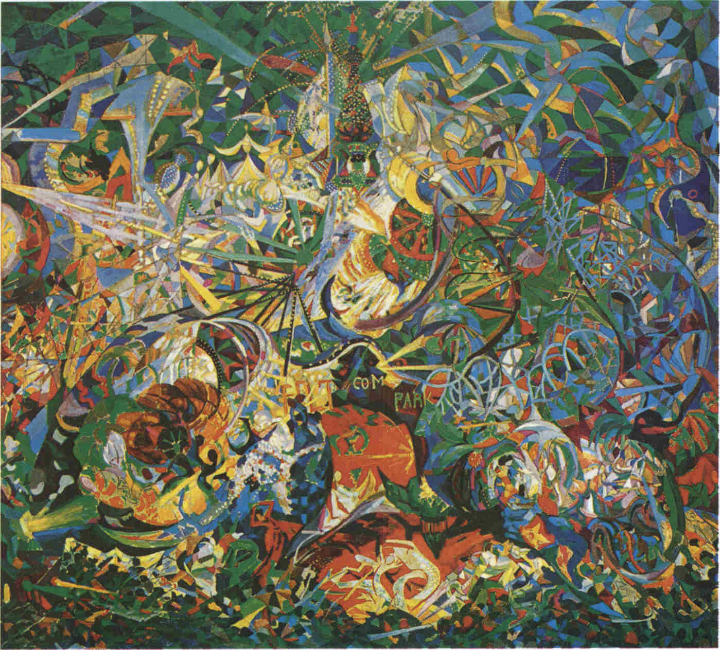 Joseph Stella | Battle of Lights, Coney Island (1913) | MutualArt