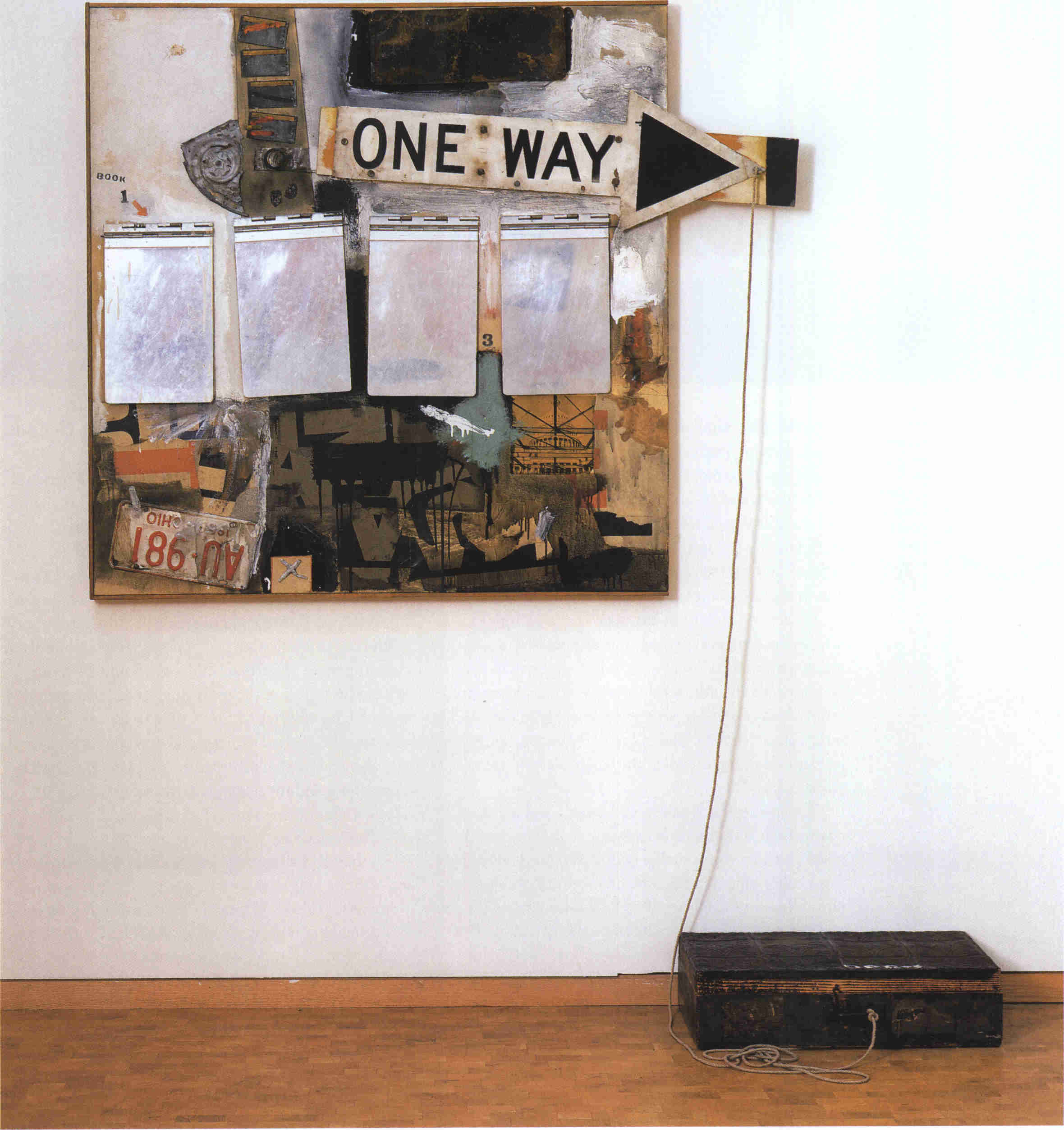 Robert Rauschenberg - Black Market, 1961, Combine...