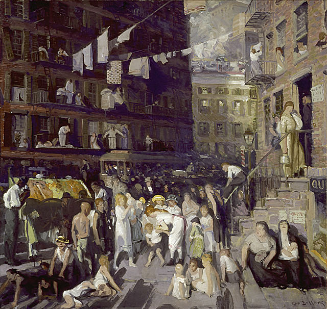 George Bellows | Cliff Dwellers (1913) | MutualArt