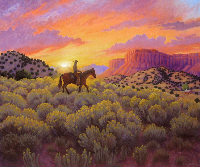 Stephen Morath | Chamiso Sunset (2008) | MutualArt