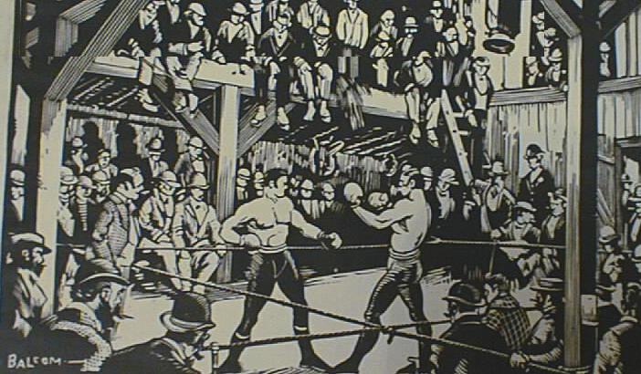 John L Sullivan Drawing