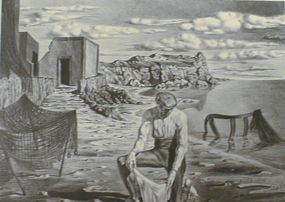 Federico Castellon | Landscape in Spain (1937) | MutualArt