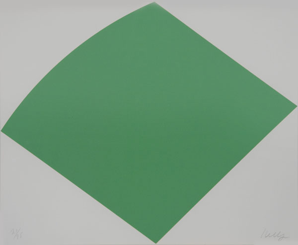 Ellsworth Kelly | Untitled (green on white background), ed. 21/75 (1996 ...