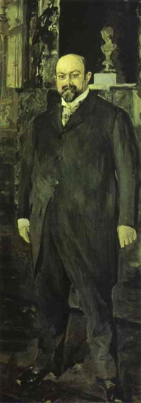 Valentin Aleksandrovich Serov | Portrait of Mikhail Abramovich Morozov ...