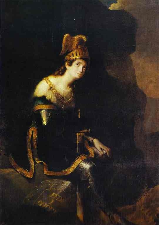 Feodor Bruni | Portrait of Princess Zinaida Volkonskaya in a Costume of ...