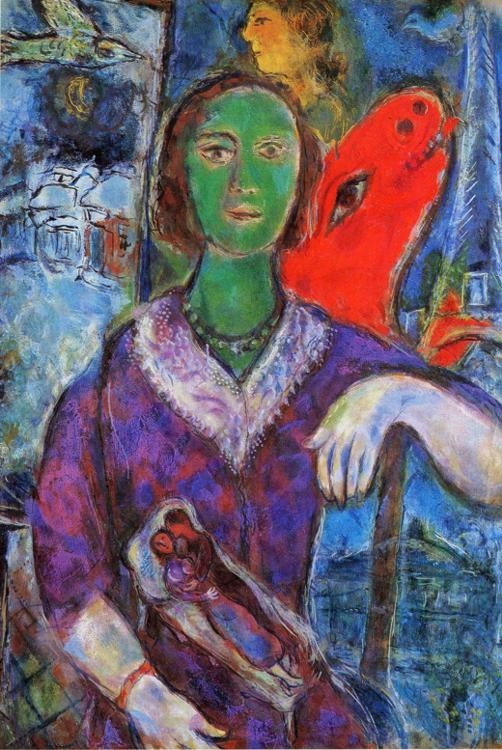 Marc Chagall | Portrait of Vava (1966) | MutualArt
