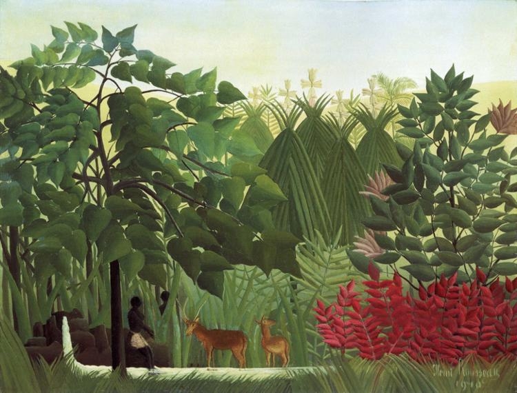 Henri Rousseau | The Waterfall (1910) | MutualArt