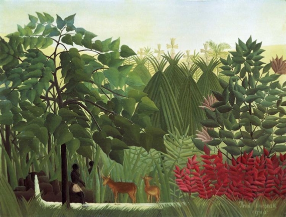 Henri Rousseau | The Waterfall (1910) | MutualArt