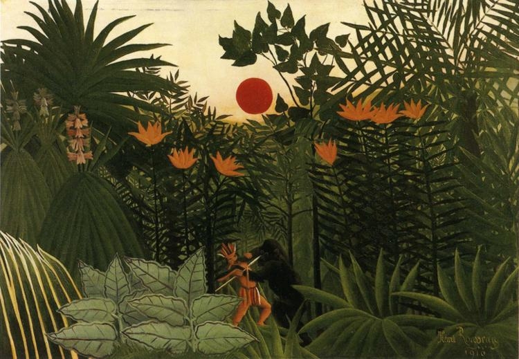 Henri Rousseau Exotic Landscape