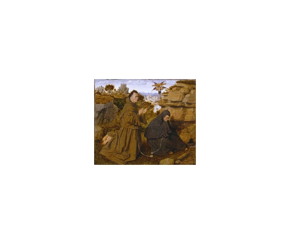 Jan Van Eyck | Saint Francis of Assisi Receiving the Stigmata (1438 - 1440) | MutualArt