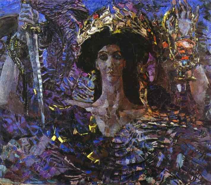 Mikhail Vrubel | Six-winged Seraph (Azrael-Angel pf Death) (1904 ...