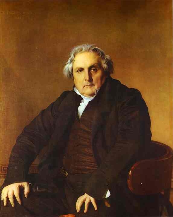 Jean-Auguste-Dominique Ingres | Portrait of Louis-Francois Bertin (1832 ...