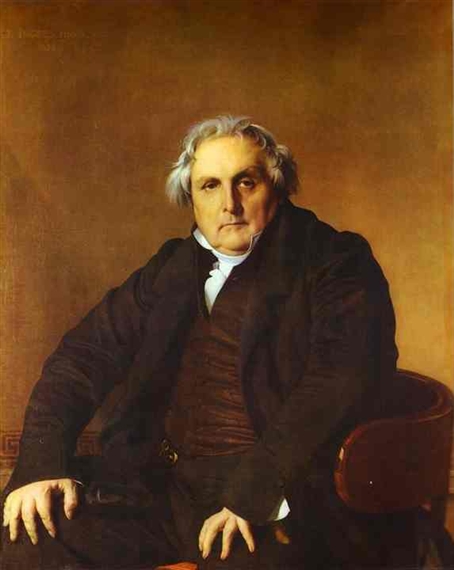 Jean-Auguste-Dominique Ingres | Portrait of Louis-Francois Bertin (1832 ...