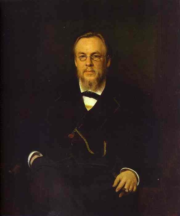 Ivan Kramskoy | Portrait of the Doctor Sergey Botkin (1880) | MutualArt
