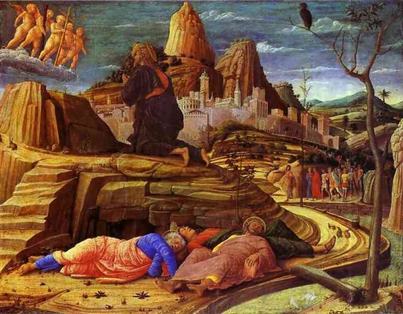 Andrea Mantegna | Agony in the Garden (1455) | MutualArt