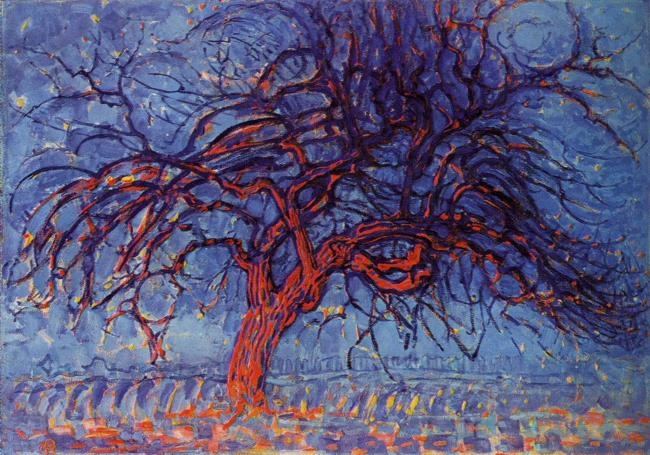 Piet Mondrian Paintings Tree