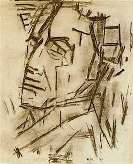 Piet Mondrian | Self-Portrait / Zelfportret (1912) | MutualArt