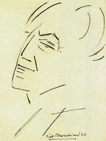 Piet Mondrian Self Portrait