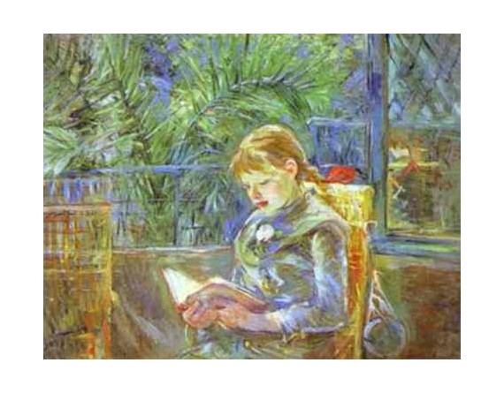 Berthe Morisot | La Lecture (Reading) (1888) | MutualArt