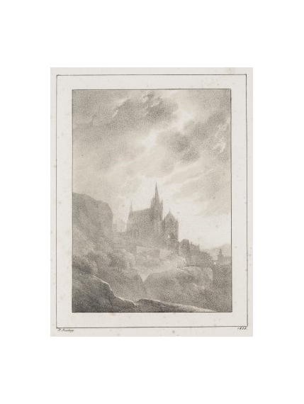 Jean Baptiste Isabey | The Cathedral (1818) | MutualArt
