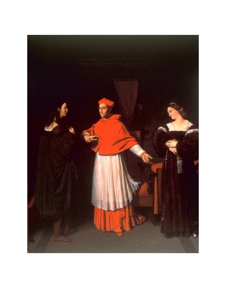 Jean-Auguste-Dominique Ingres | The Betrothal of Raphael and the Niece ...