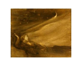 Eugène Carrière | The Contemplator (1901) | MutualArt