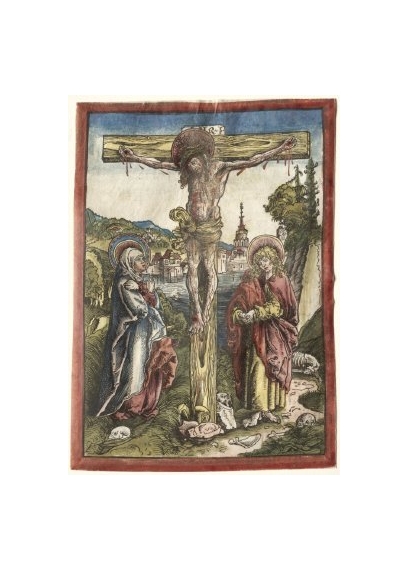 Lucas Cranach the Elder | Christ on the Cross between the Virgin and St ...