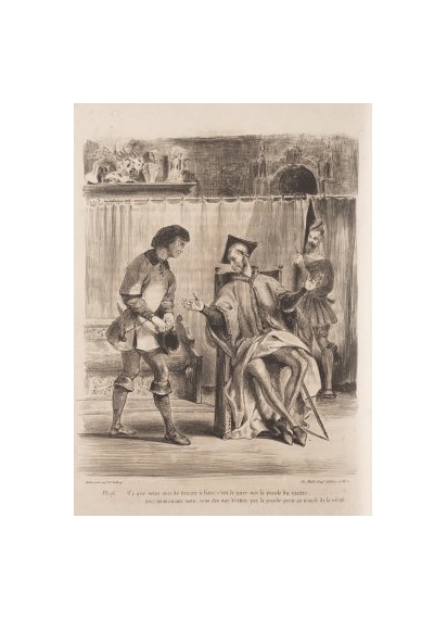 Eugène Delacroix | Illustrations for Faust: Méphistophélés and Faust flee after the duel (1828 ...