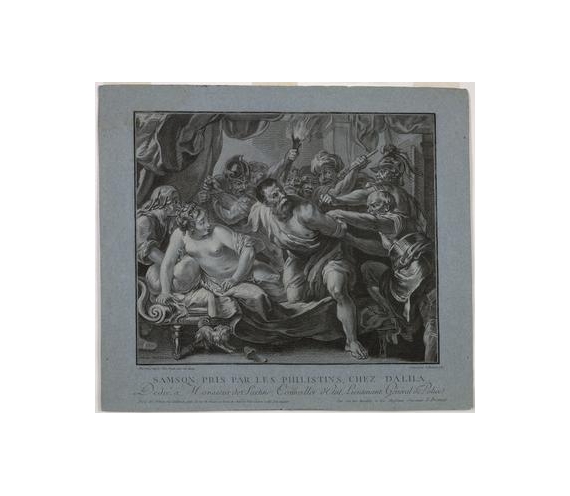 Anthony van Dyck | Samson Taken by the Philistines in Delilah's House ...