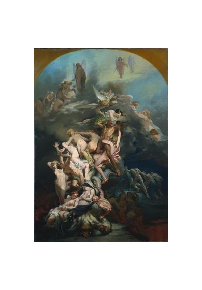 Octave Tassaert | Heaven and Hell (1850) | MutualArt