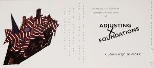 John Hejduk | Adjusting Foundations Exhibition Announcement (1995) | MutualArt