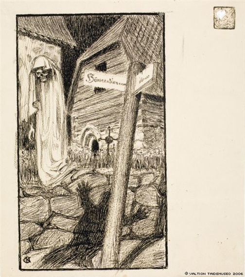 Gallen-Kallela Akseli | The Fratricide (1897) | MutualArt