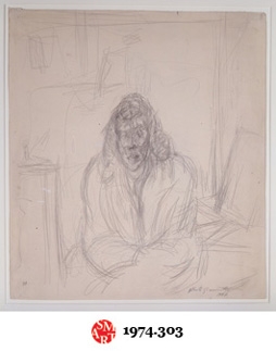 Alberto Giacometti | Portrait of Annette Arm (1947) | MutualArt