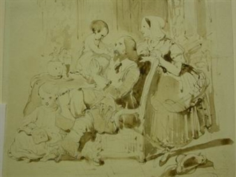 Artworks of Louis Gallait (Belgian, 1810 - 1887)