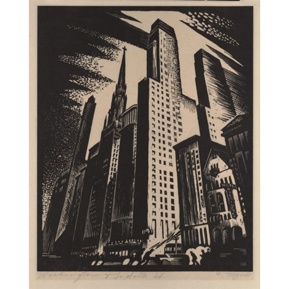 Charles Turzak | Washington and LaSalle Street | MutualArt