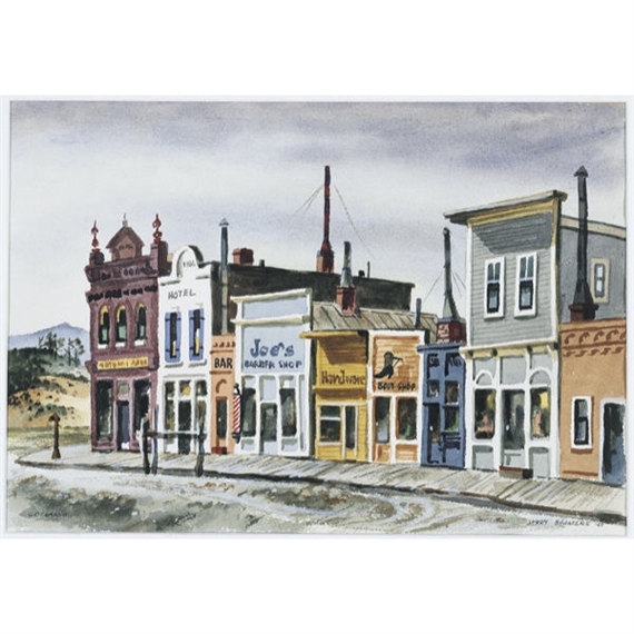 Jerry Bywaters | Texas Town, Colorado (1945) | MutualArt