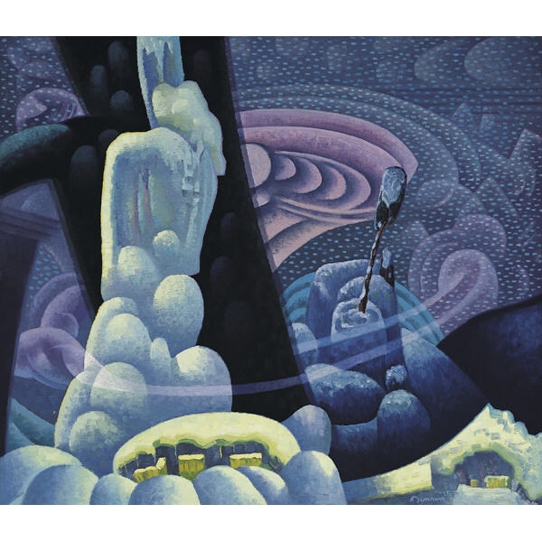 Raymond Jonson | Composition 7 - Snow (1928) | MutualArt