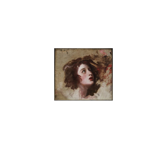 George Romney | Portrait of Emma Hart as Miranda [later Lady Hamilton ...