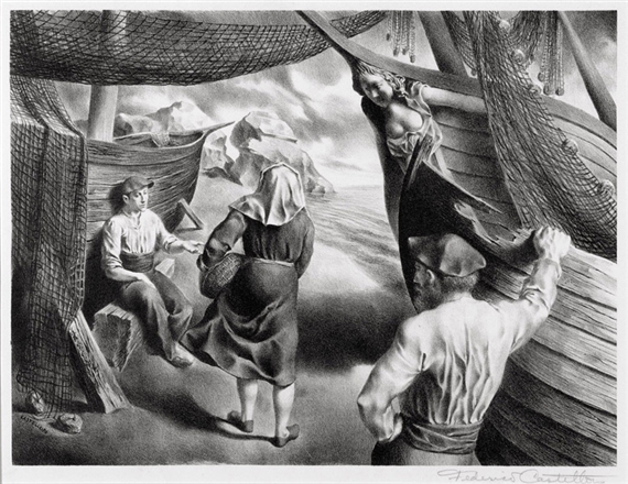 Federico Castellon | By the Arks (1941) | MutualArt