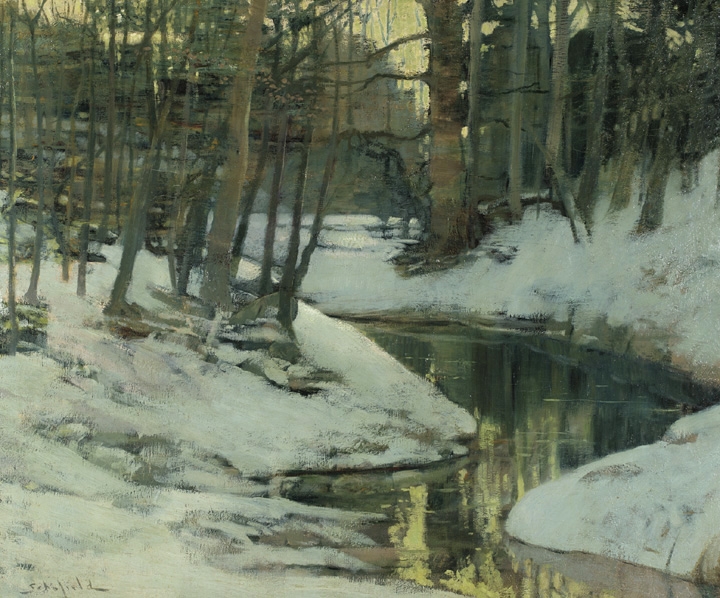 Walter Elmer Schofield | Winter (1899) | MutualArt