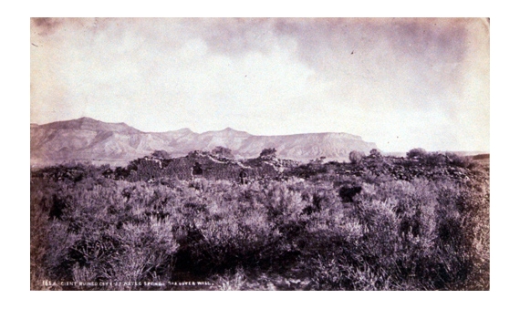 William Henry Jackson | Ancient Ruined City at Aztec Springs. The Outer ...