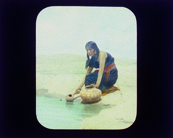 Frederick Monsen | Hopi Woman filling pots (July 1, 1909 - August 1 ...