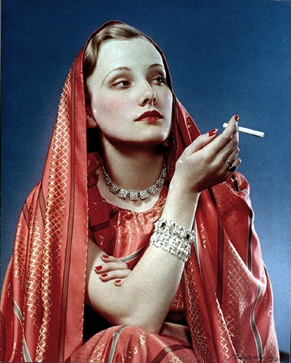 Nickolas Muray | LUCKY STRIKE, GIRL IN RED, CARBRO PRINT, 1936 (1922 ...