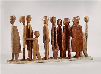 Anne Kahane | Queue (1955) | MutualArt